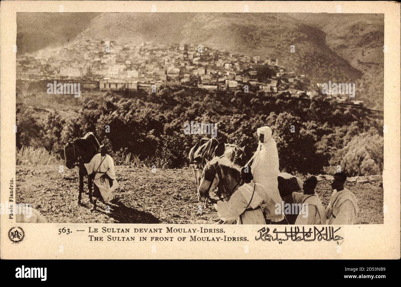 The sultan of morocco and his entourage hi-res stock photography and ...