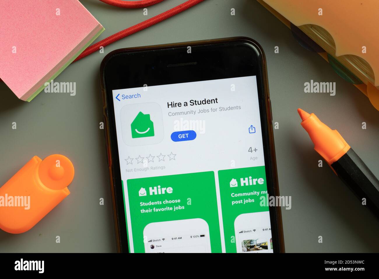 Hire student app hi-res stock photography and images - Alamy