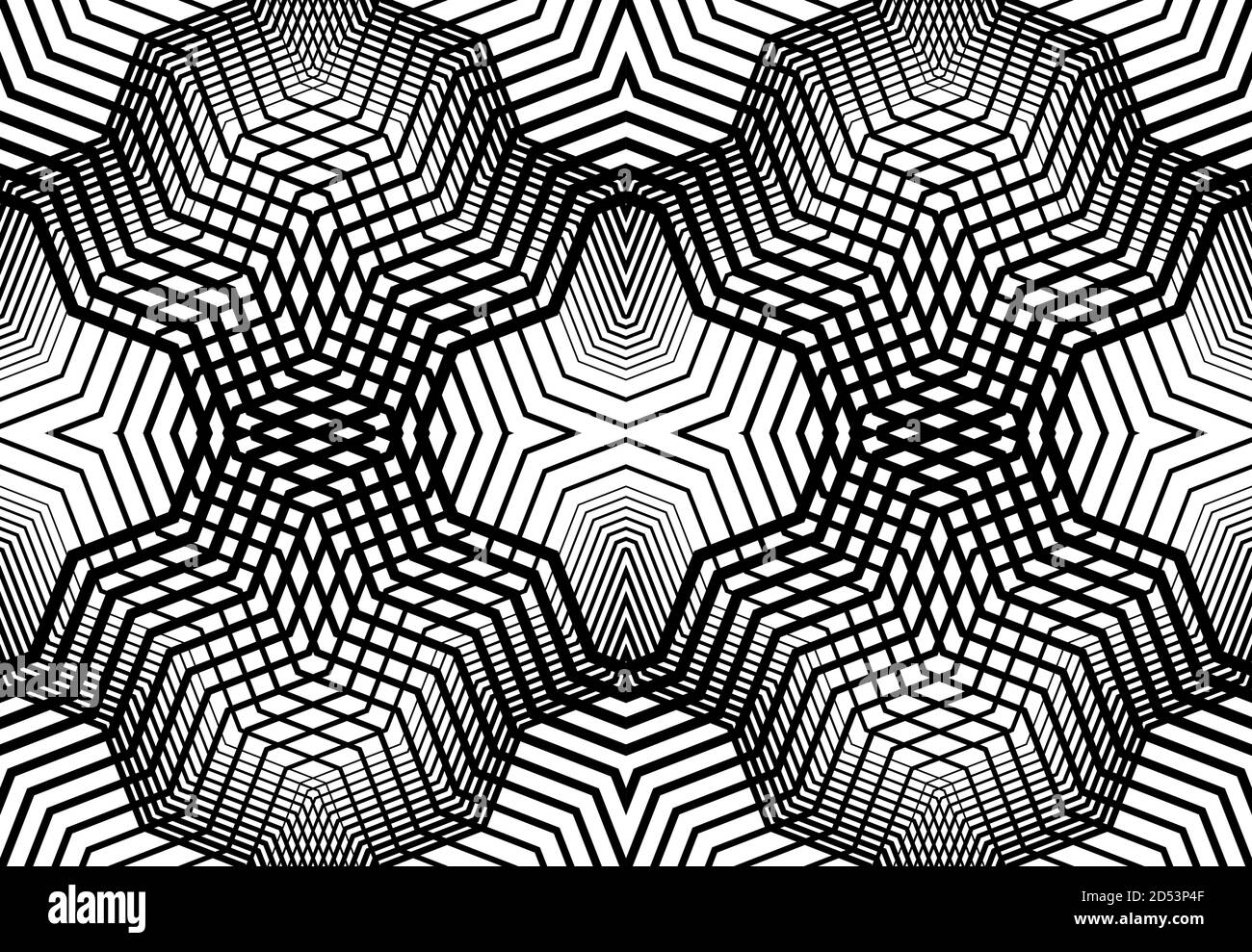 repeatable and tileable grid, mesh of zig-zag, criss-cross and wavy ...