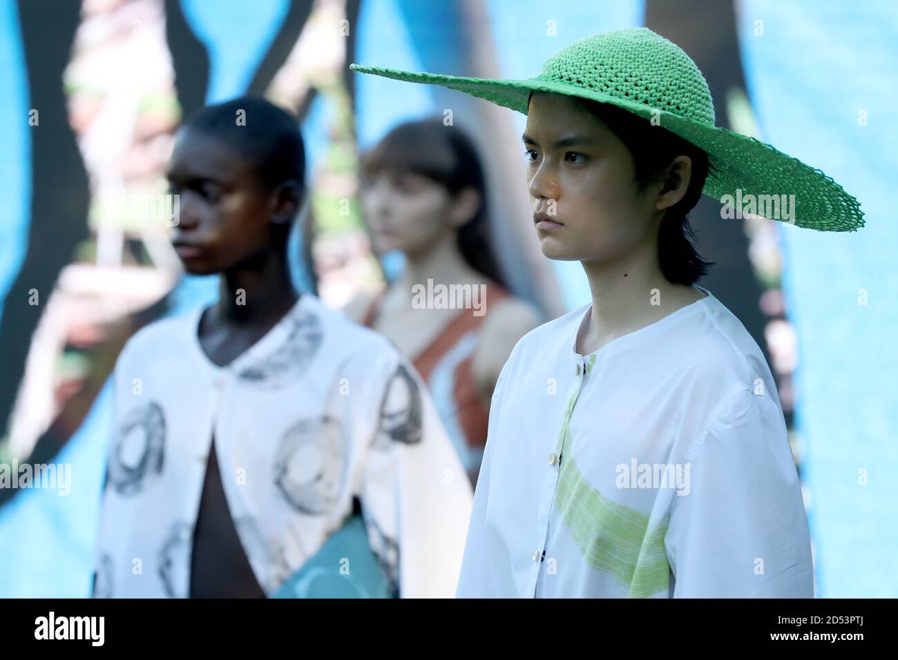 Lisbon, Portugal. 11th Oct, 2020. Models present creations by British ...