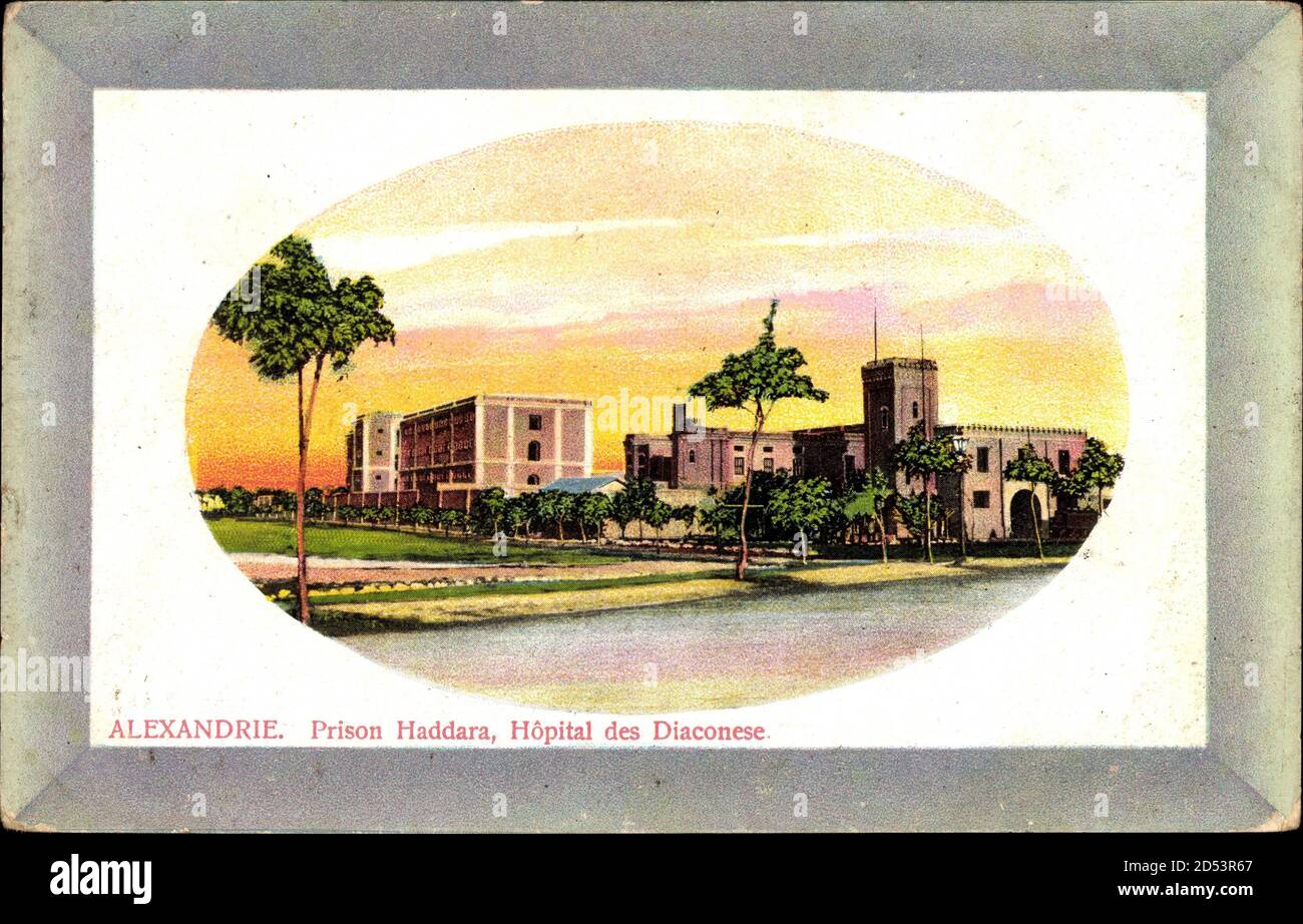 Alexandria Ägypten, Prison Haddara, Hopital des Diaconese, Krankenhaus ...