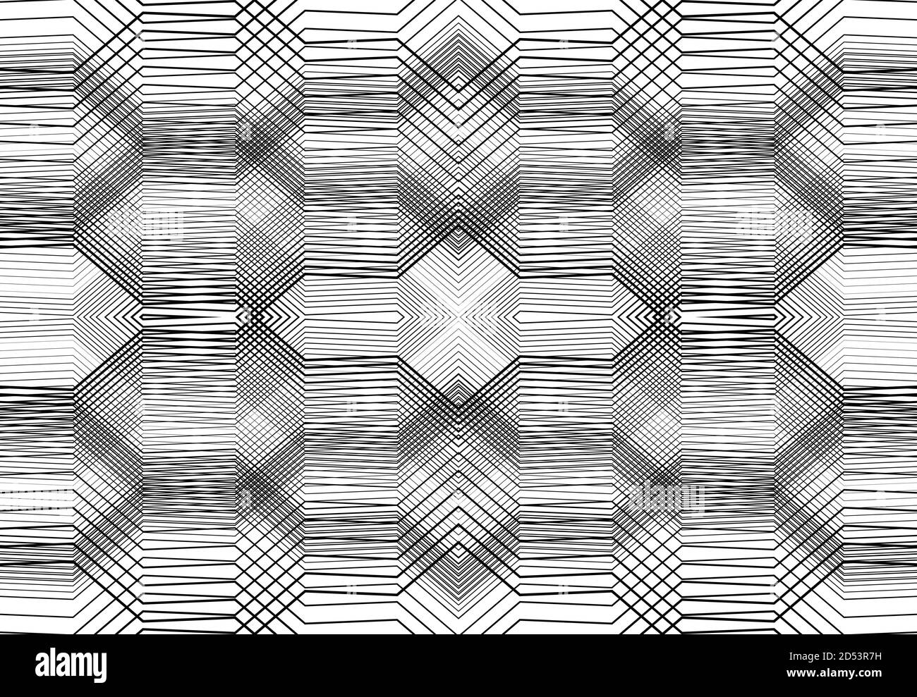 repeatable and tileable grid, mesh of zig-zag, criss-cross and wavy ...