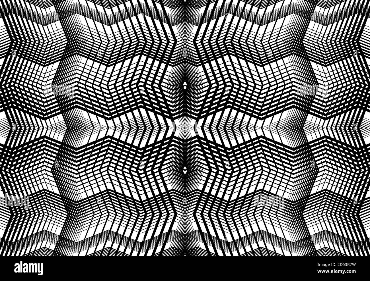 repeatable and tileable grid, mesh of zig-zag, criss-cross and wavy ...