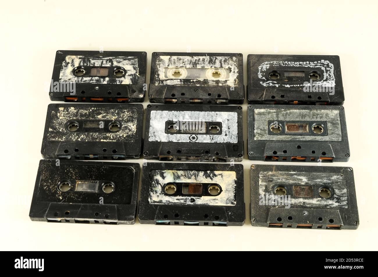 a selection of old audio cassettes Stock Photo - Alamy
