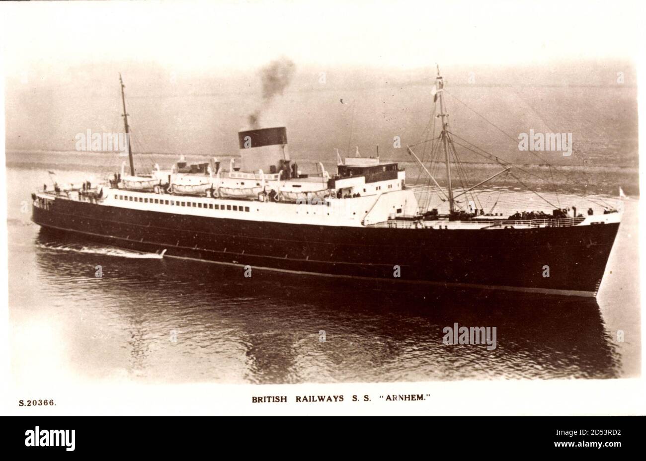 Steamer SS Arnhem, Dampfschiff, British Railways, Sealink | usage ...
