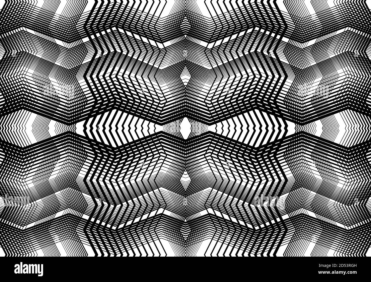 repeatable and tileable grid, mesh of zig-zag, criss-cross and wavy ...
