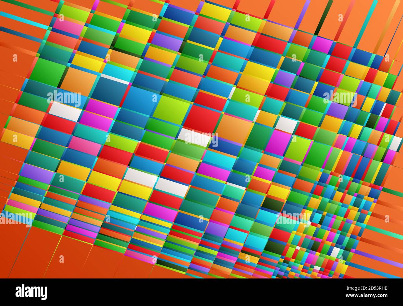 Tessallation, mosaic abstract colorful, multicolor and geometric ...