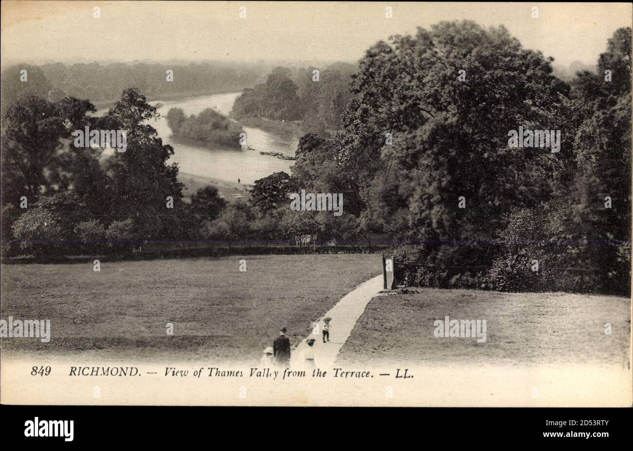 Richmond London, View of Thames Valley from the Terrace | usage ...