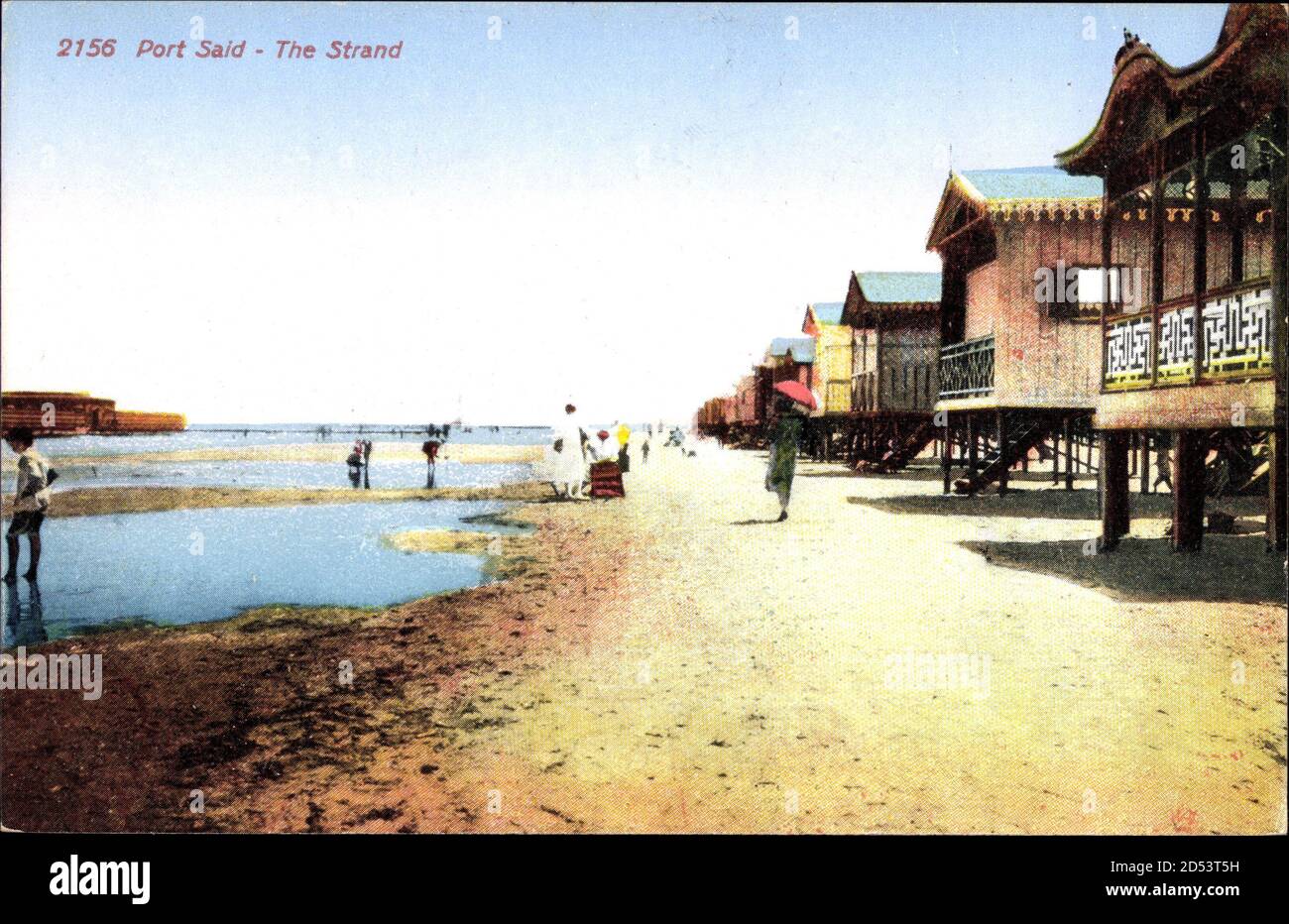 Historical port said beach hi-res stock photography and images - Alamy