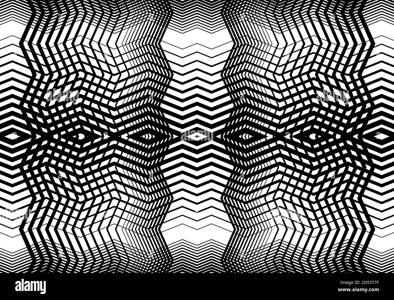 repeatable and tileable grid, mesh of zig-zag, criss-cross and wavy ...
