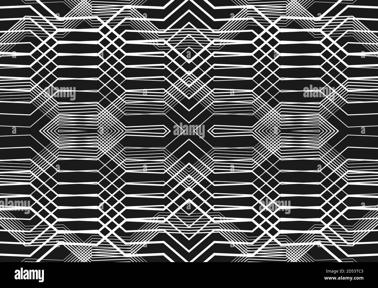 repeatable and tileable grid, mesh of zig-zag, criss-cross and wavy ...