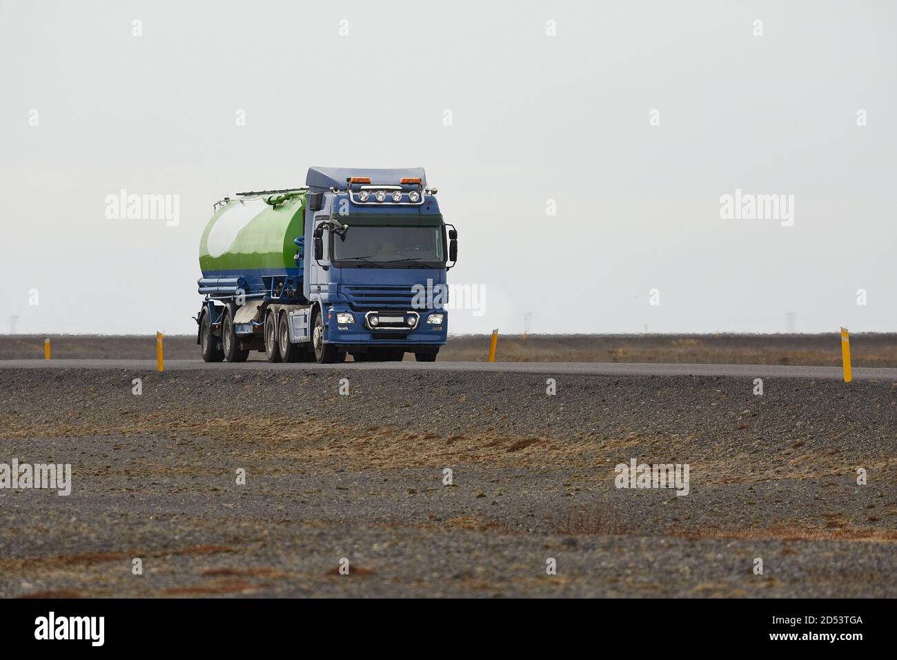 Cargo Truck in Iceland Stock Photo - Alamy