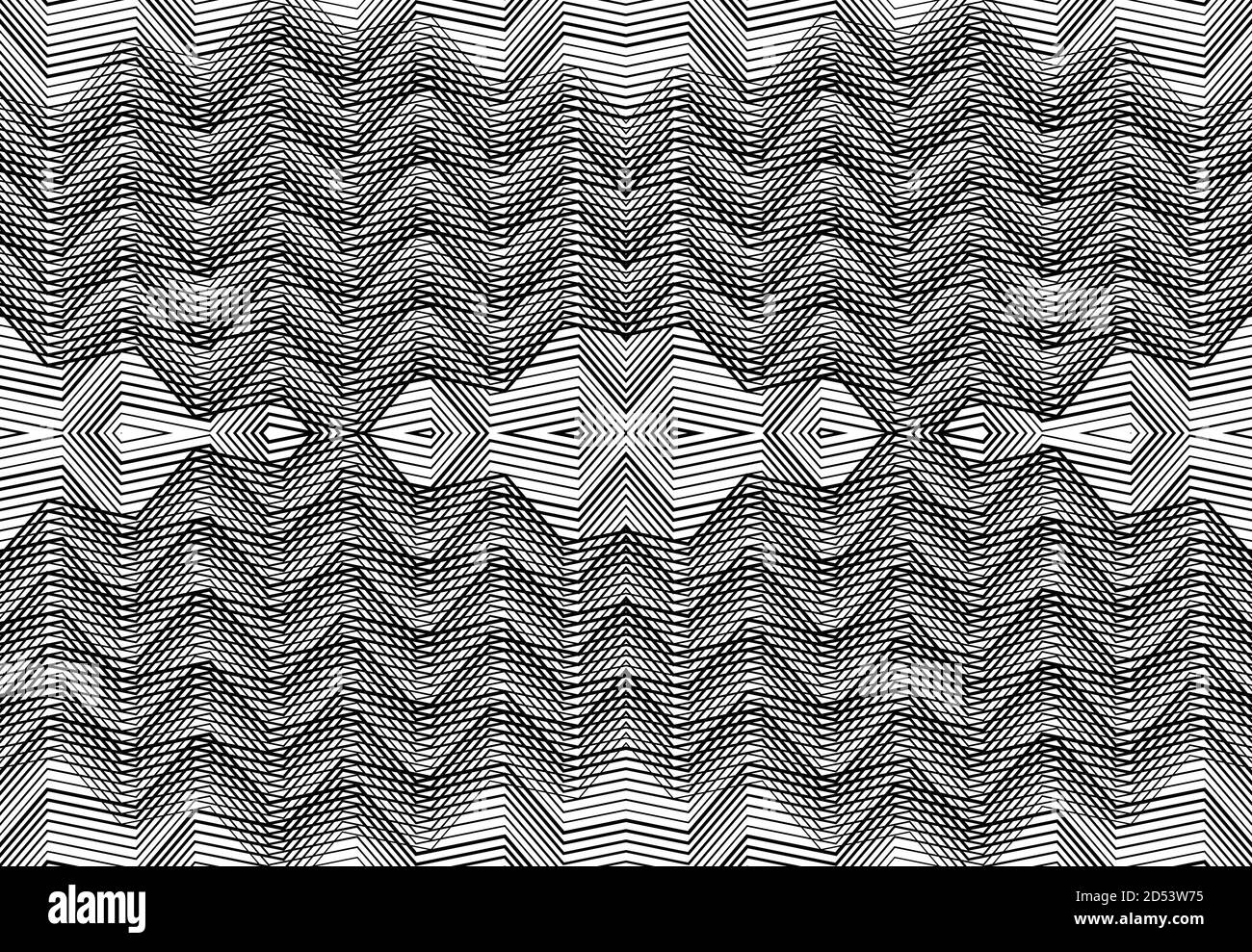 repeatable and tileable grid, mesh of zig-zag, criss-cross and wavy ...