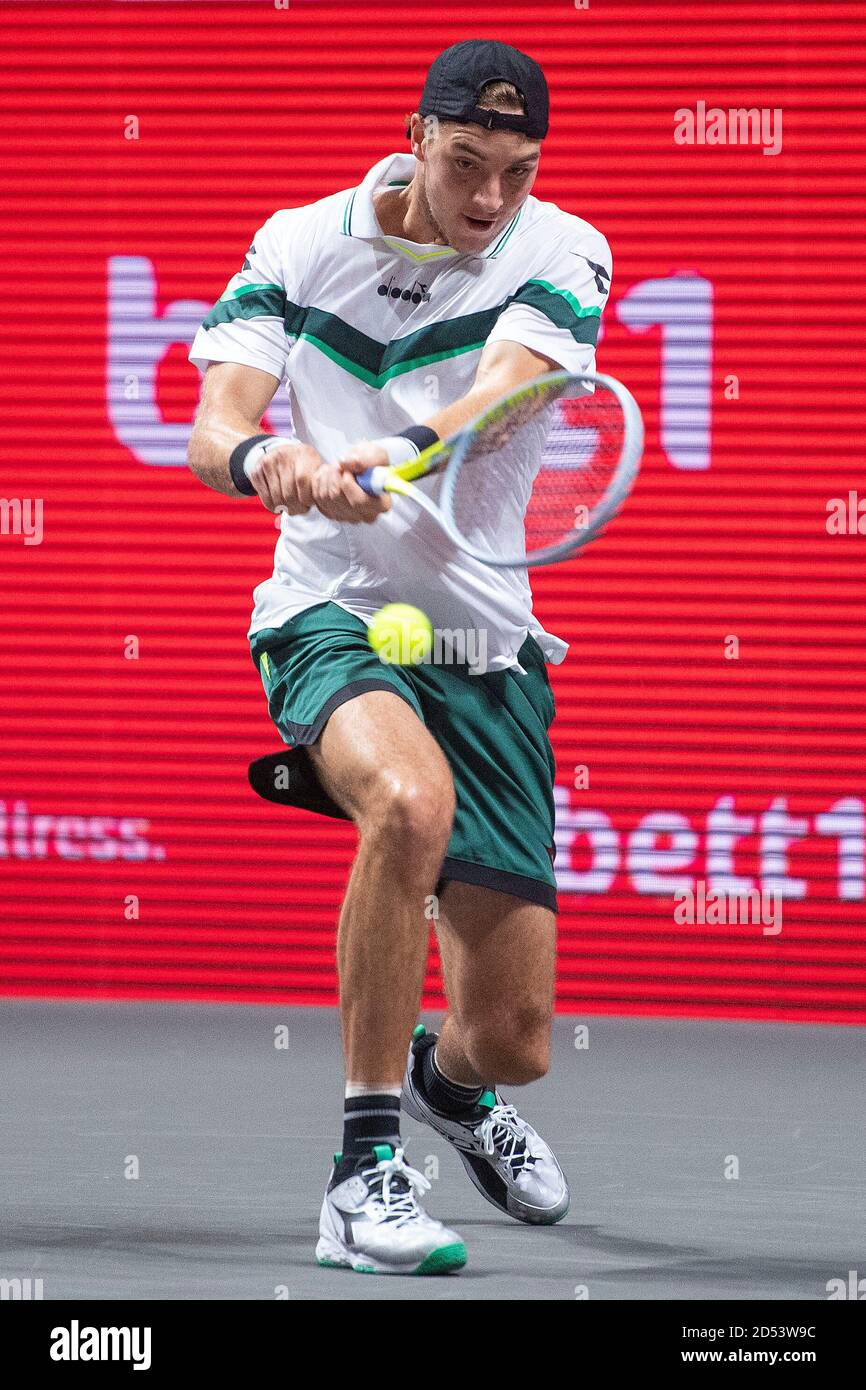 Cologne, Germany. 12th Oct, 2020. Tennis: ATP Tour, Individual, Men, 1st round, Struff (Germany ...