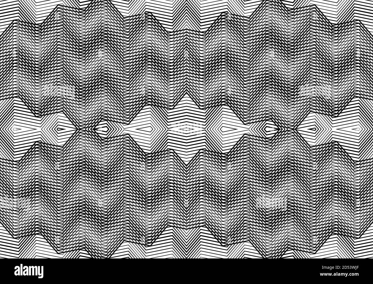 repeatable and tileable grid, mesh of zig-zag, criss-cross and wavy ...