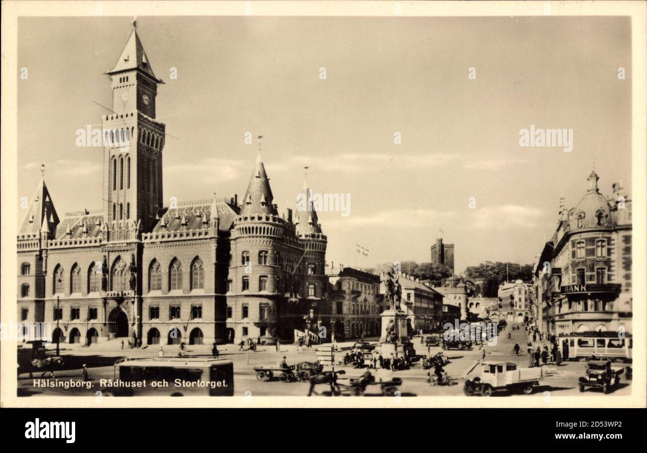 Helsingborg Schweden, Radhuset och Stortorget, Rathaus | usage ...