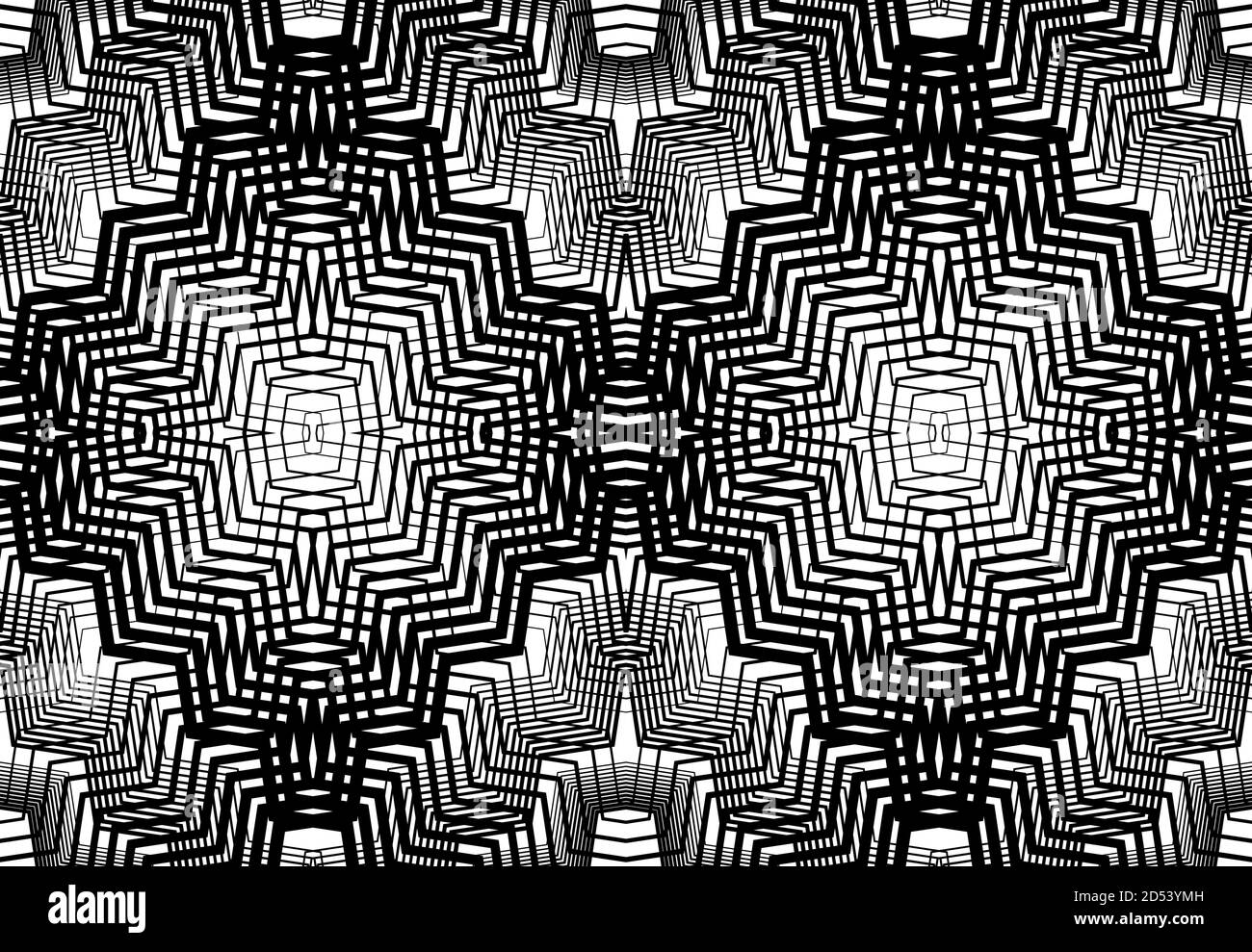 repeatable and tileable grid, mesh of zig-zag, criss-cross and wavy ...