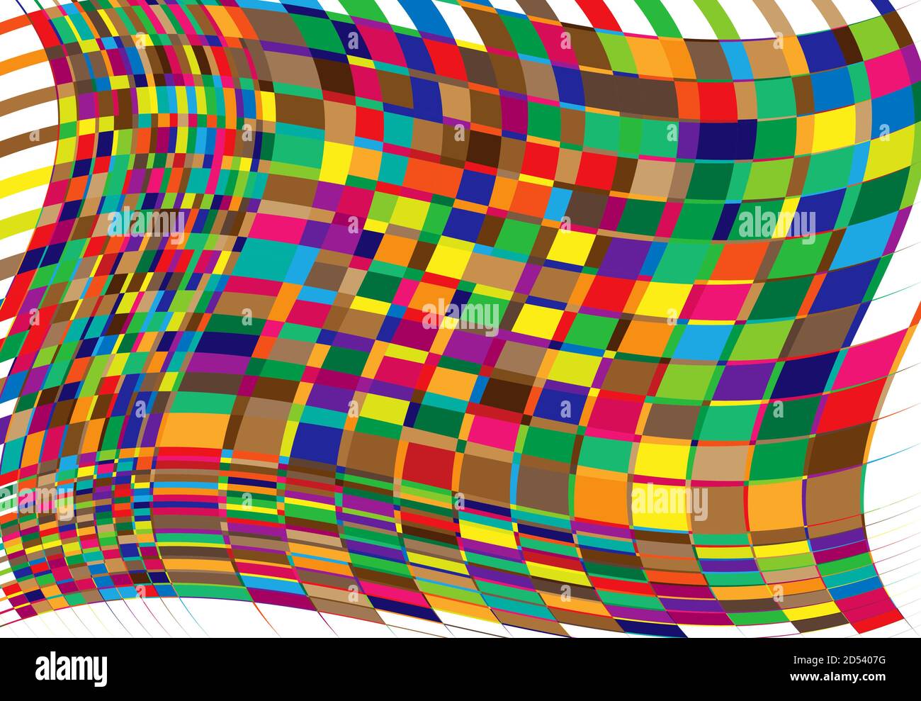 mosaic background, tessellation pattern. colorful wavy, waving and ...