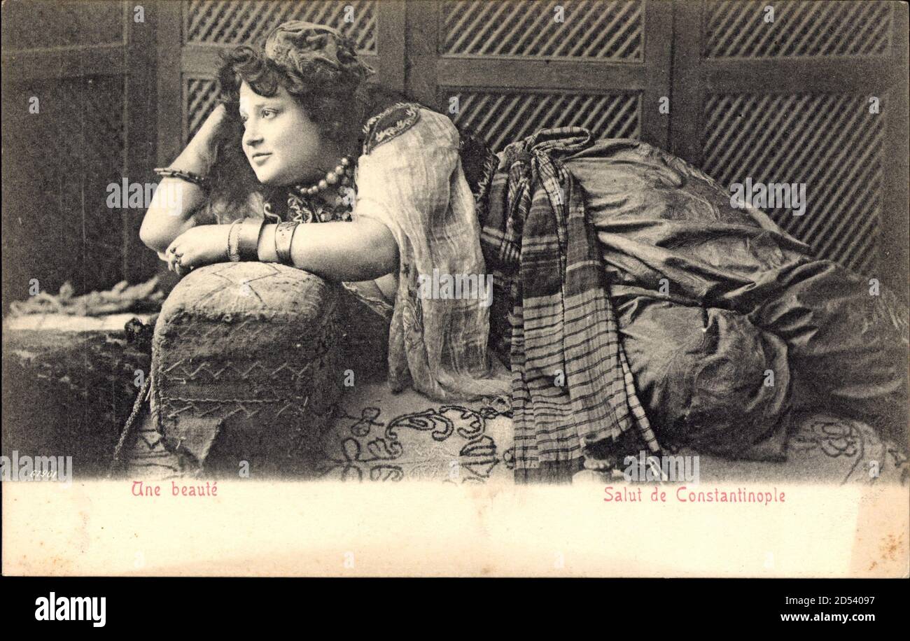 Konstantinopel Istanbul Türkei, Une beaute, junge Frau in türkischer ...