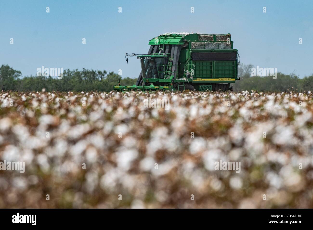 John deere cotton harvester hi-res stock photography and images - Alamy