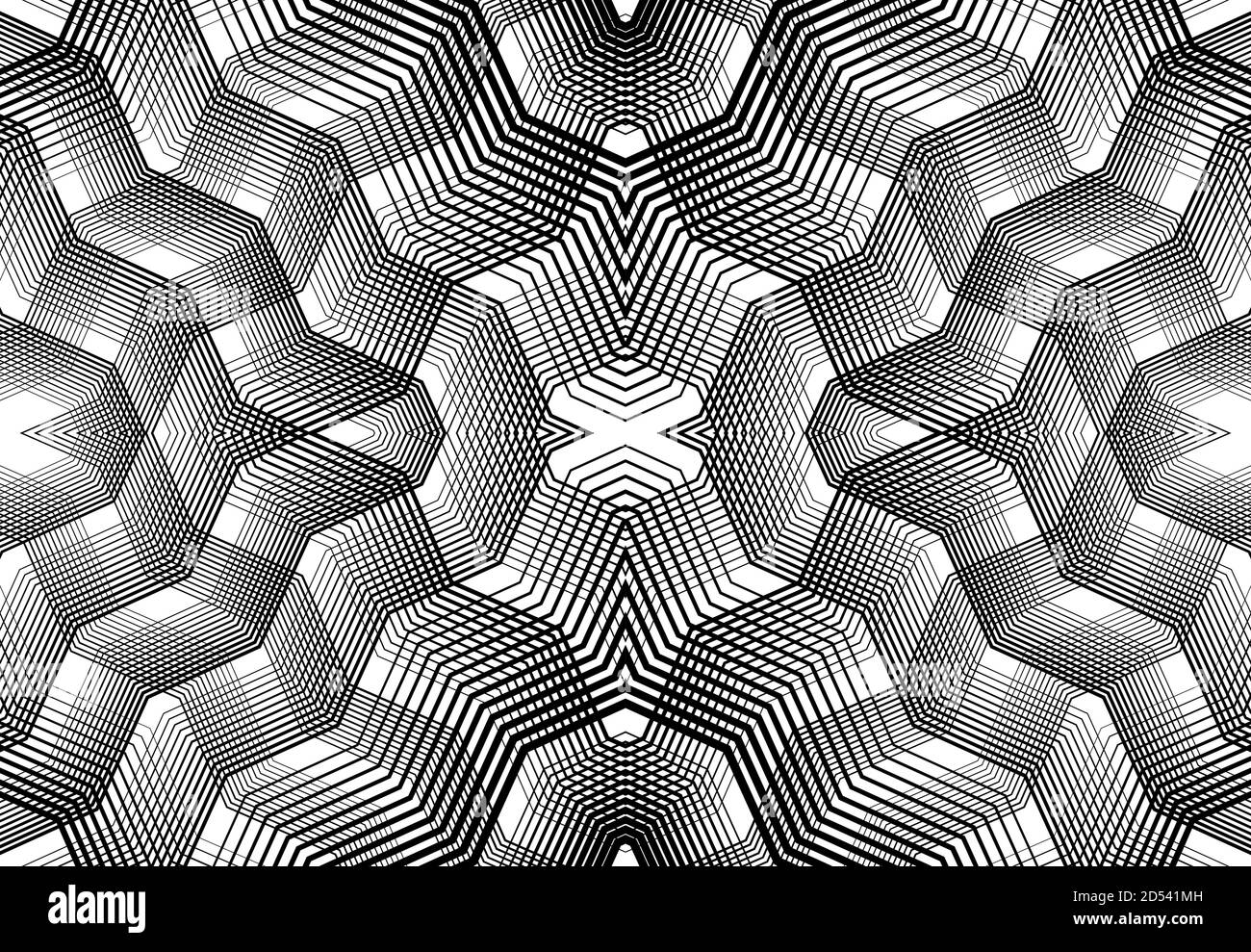 repeatable and tileable grid, mesh of zig-zag, criss-cross and wavy ...