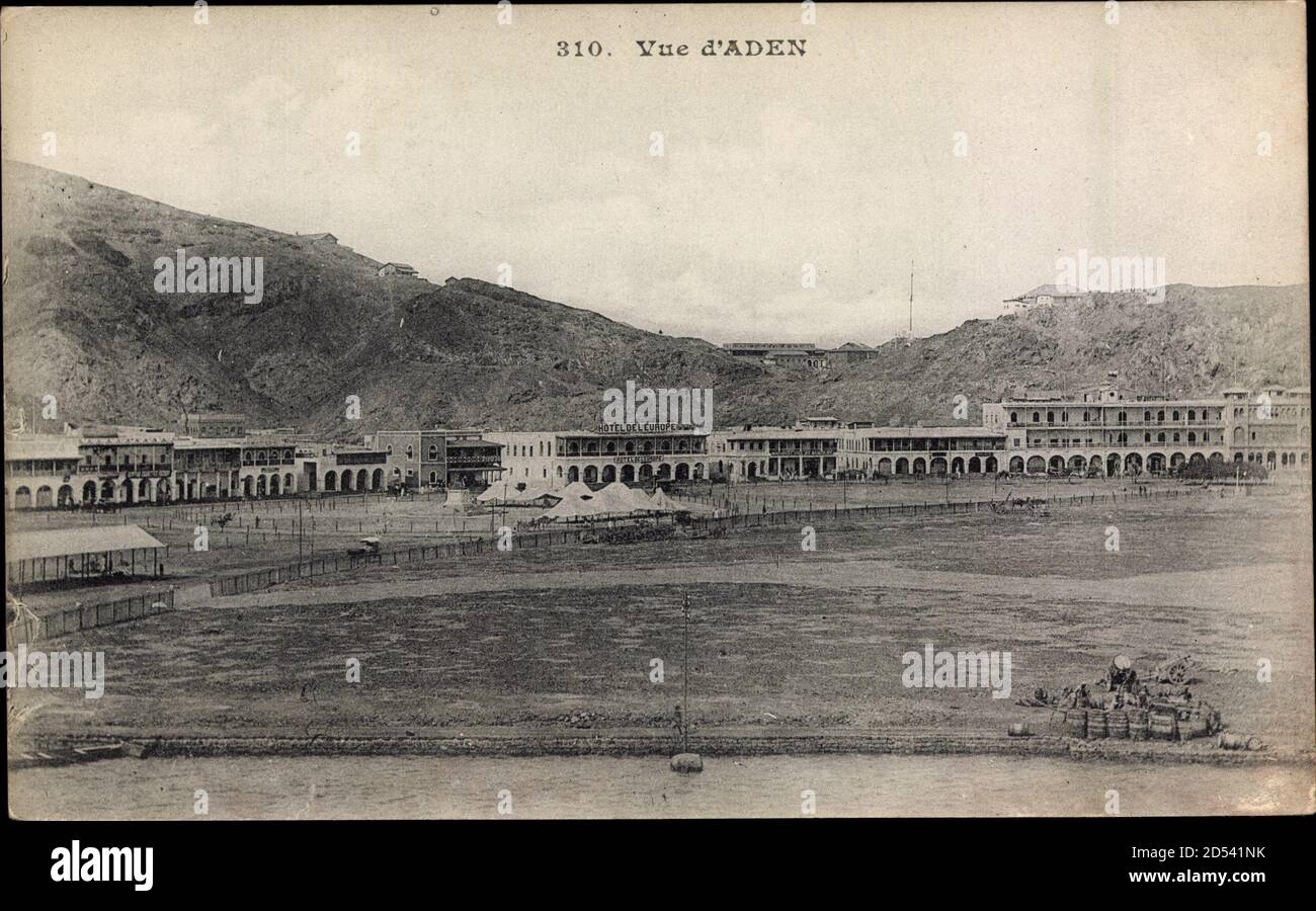 Aden Jemen, Vue generale, Blick auf den Ort, Platz, Gebäude, Berge ...