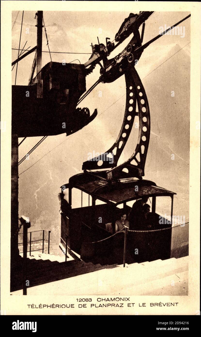 Chamonix Mont Blanc Haute Savoie, Telepherique de Planpraz et le ...