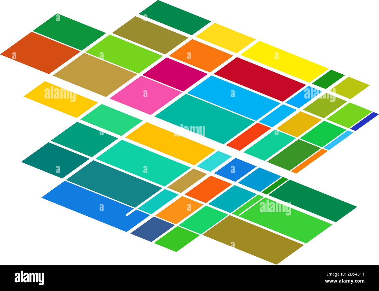 Tessallation, mosaic abstract colorful, multicolor and geometric ...