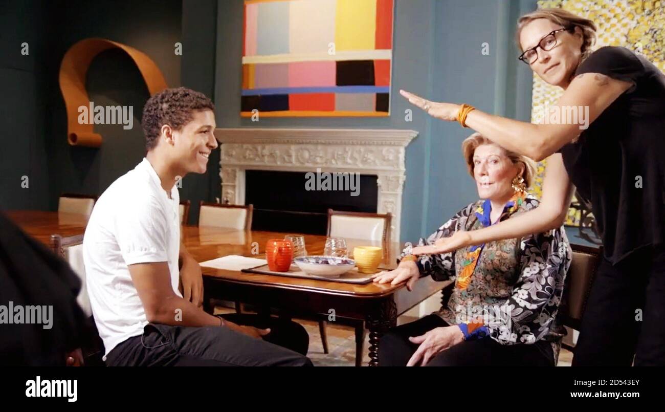 AGGIE, from left: Rio Hope-Gund, his grandmother Agnes Gund, her ...