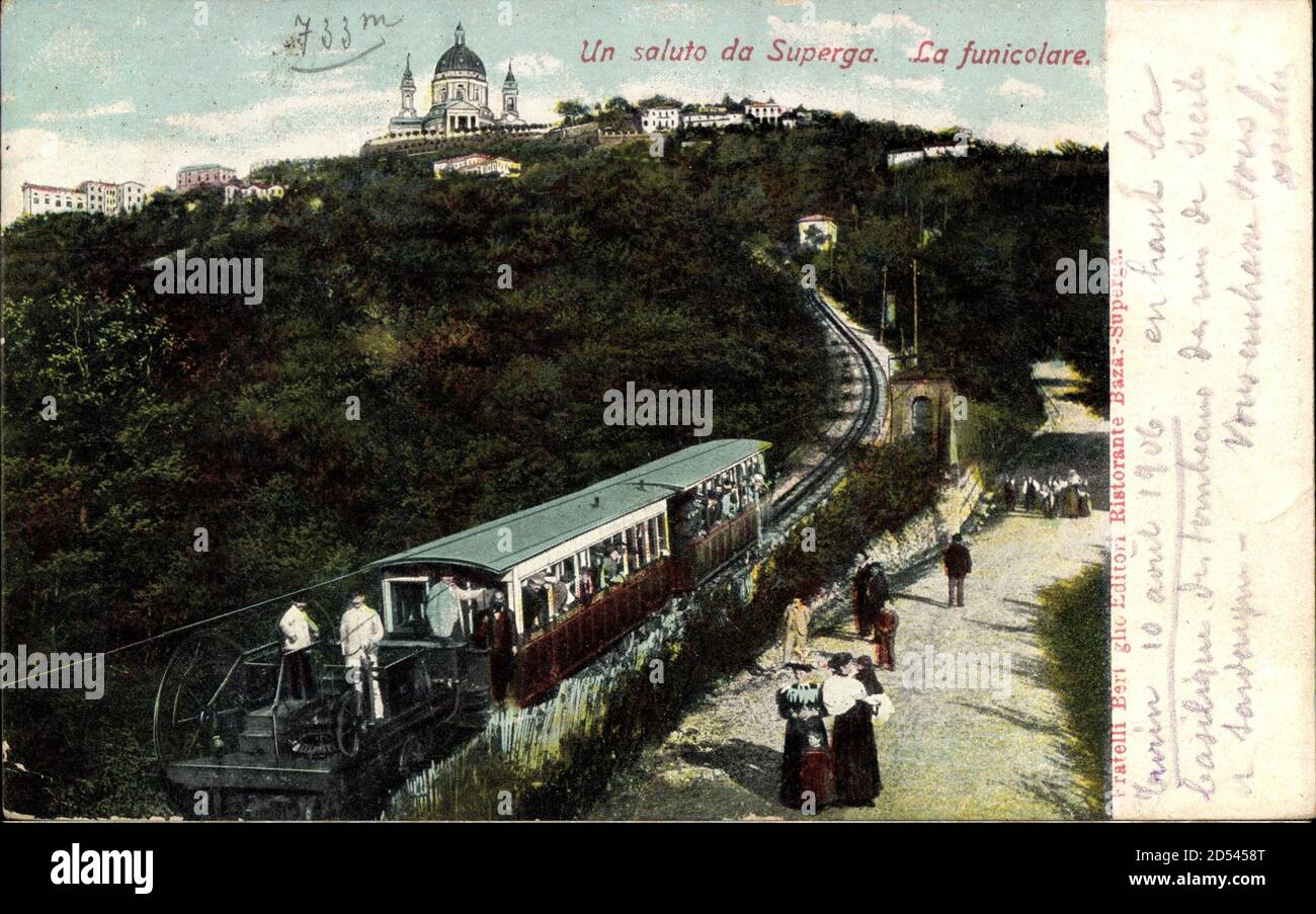 Superga Piemonte, La Funicolare, Partie an der Seilbahn | usage ...