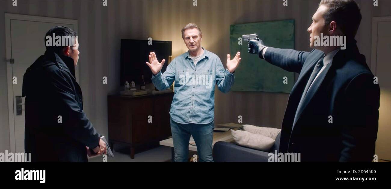 HONEST THIEF, from left: Anthony Ramos, Liam Neeson, Jai Courtney, 2020 ...