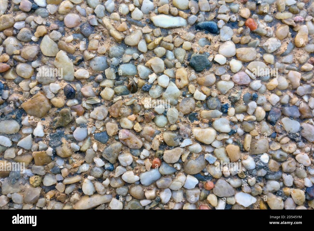 Texture of small colored pebbles on the beach Stock Photo - Alamy