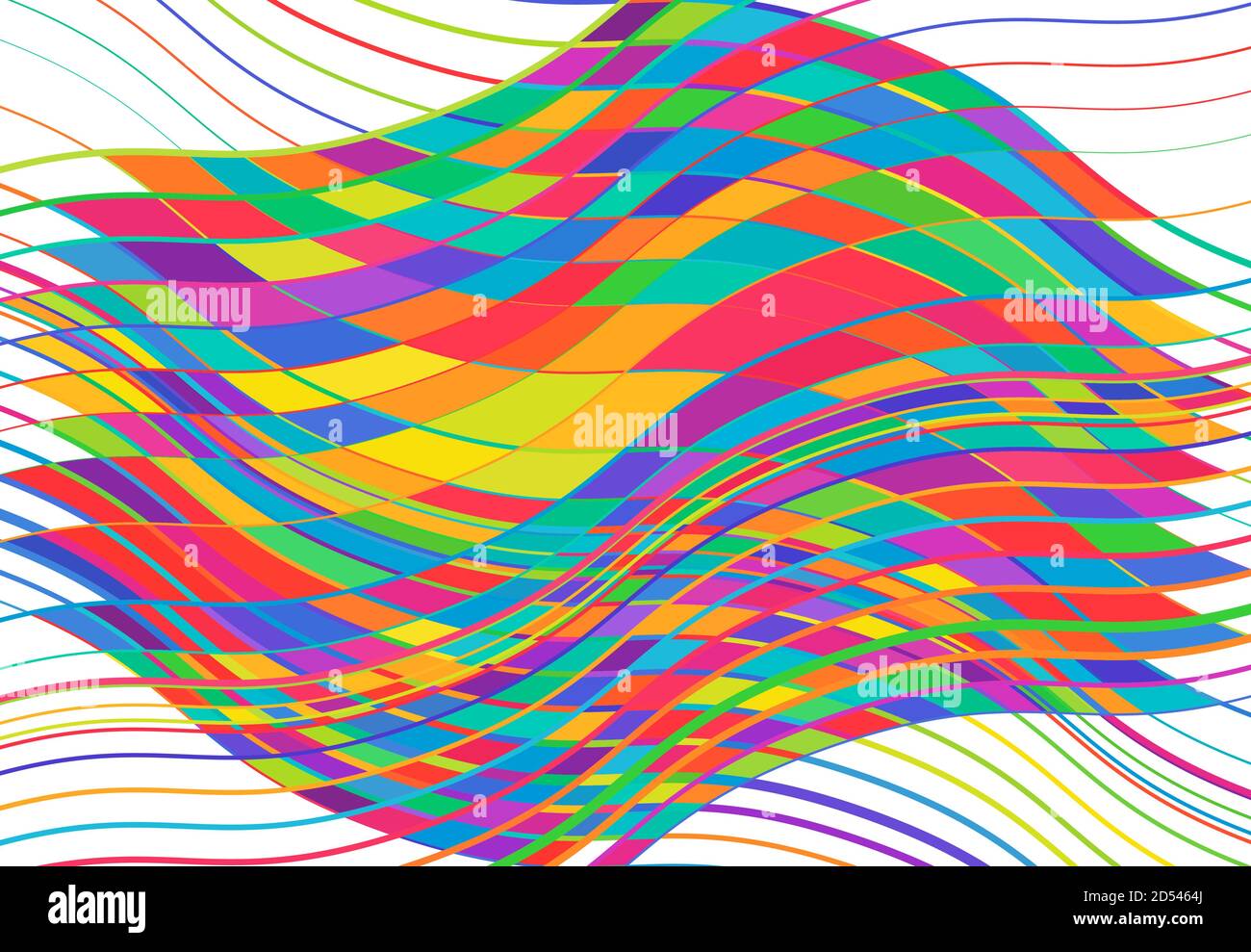 mosaic background, tessellation pattern. colorful wavy, waving and ...