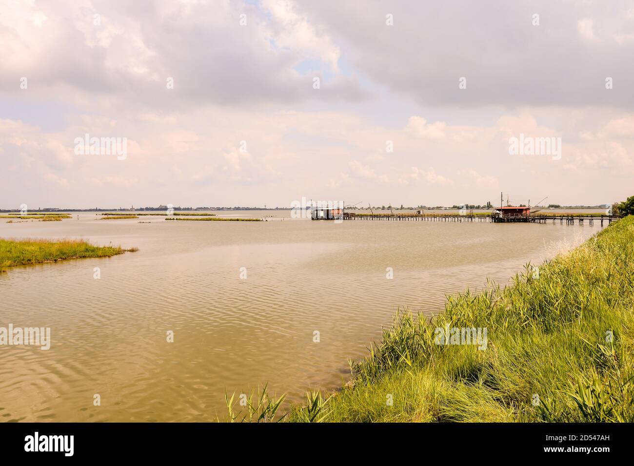 Landscape The Po Delta Stock Photo - Alamy