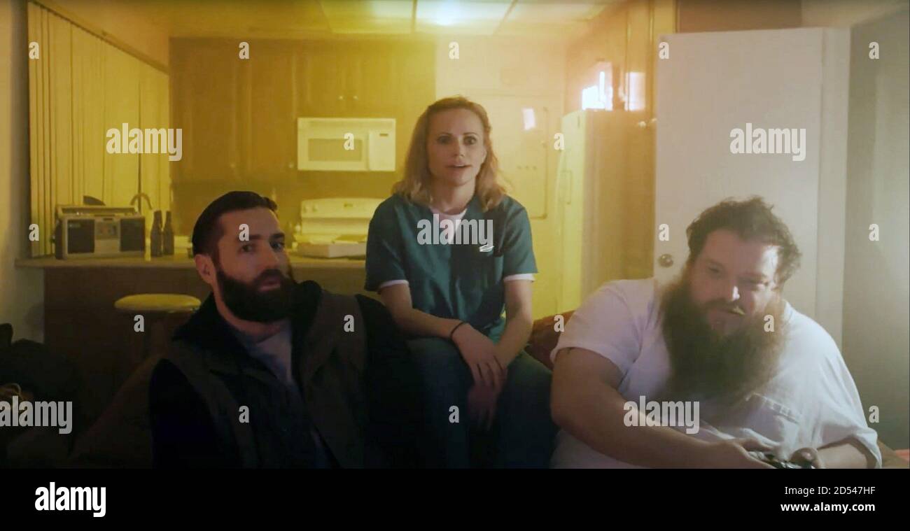 SAVIORS, from left: Brian Regal, Kendra Thompson, Morris Black, 2018 ...