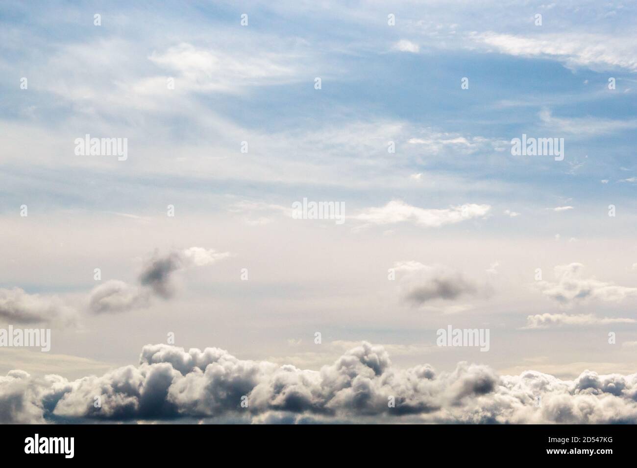 multi-colored layered clouds of the lower tier Stock Photo - Alamy