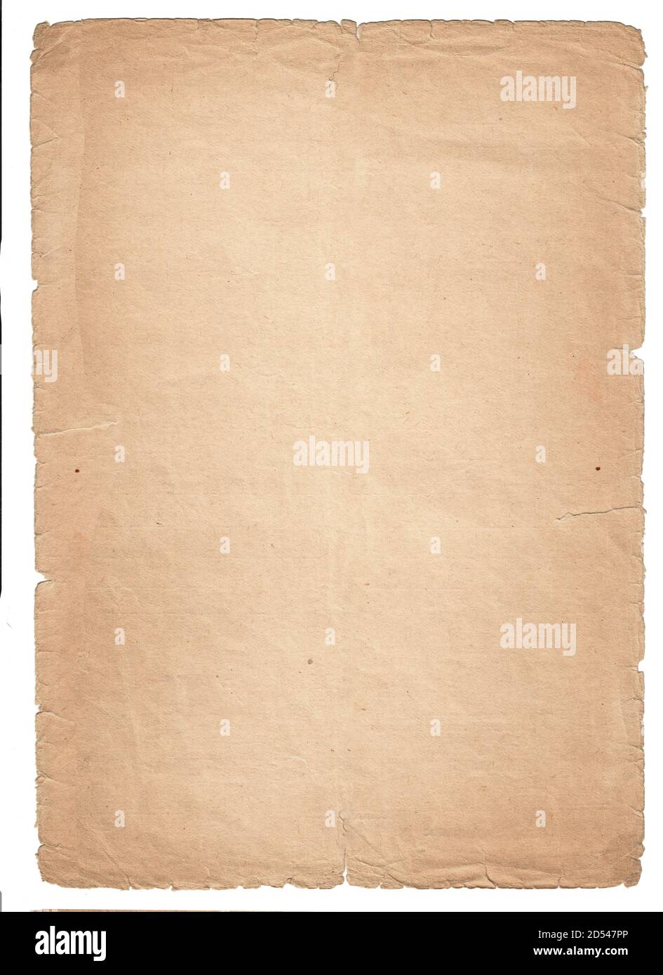 Old paper 1960 isolated on a white background Stock Photo - Alamy