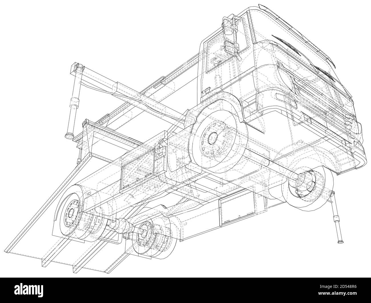 Tow truck for transportation faults and emergency cars vector ...