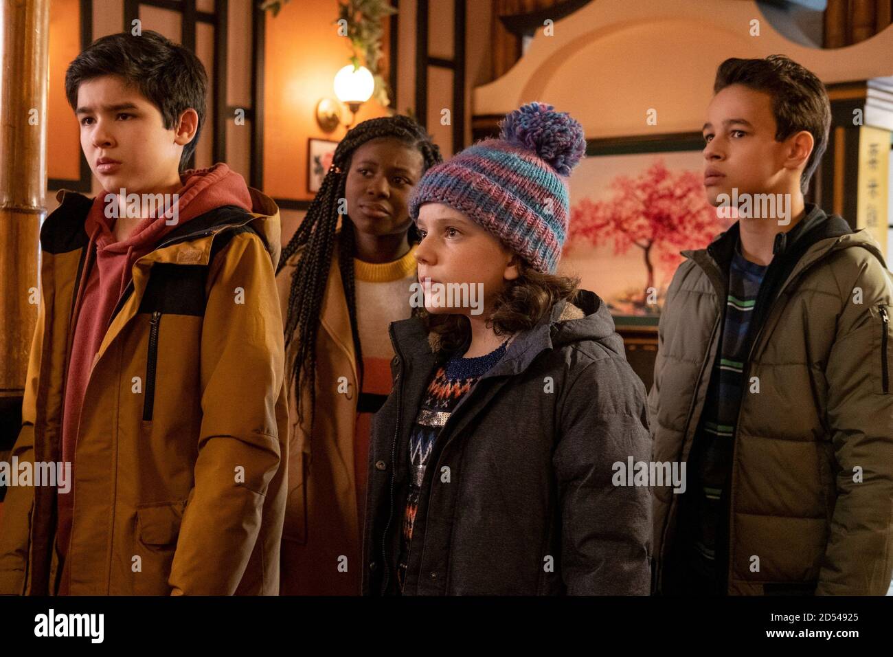 GHOSTWRITER, from left: Isaac Arellanes, Amadi Chapata, Hannah Levinson, Justin Sanchez, (Season ...