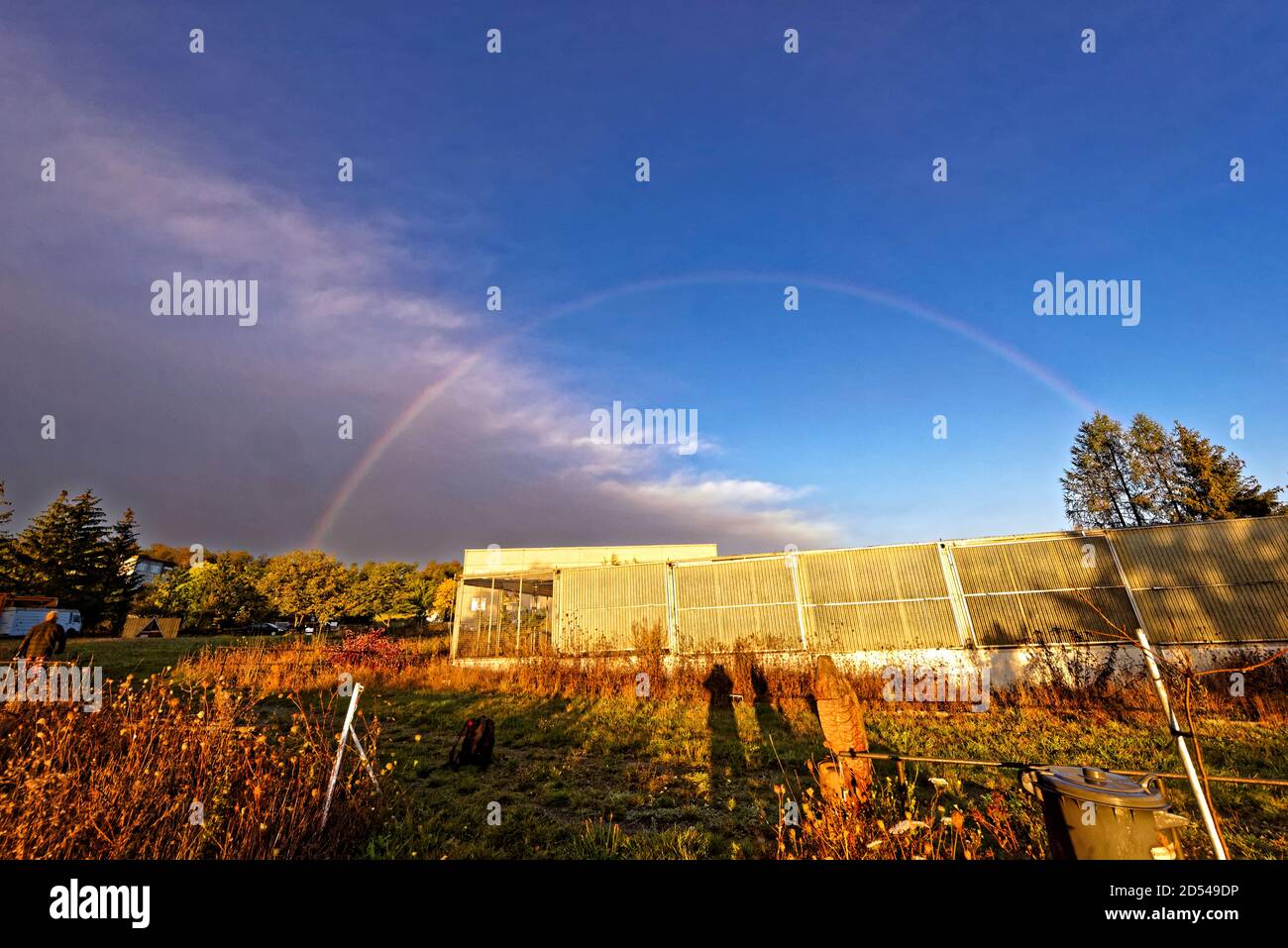 Rainbow in Germany Stock Photo - Alamy