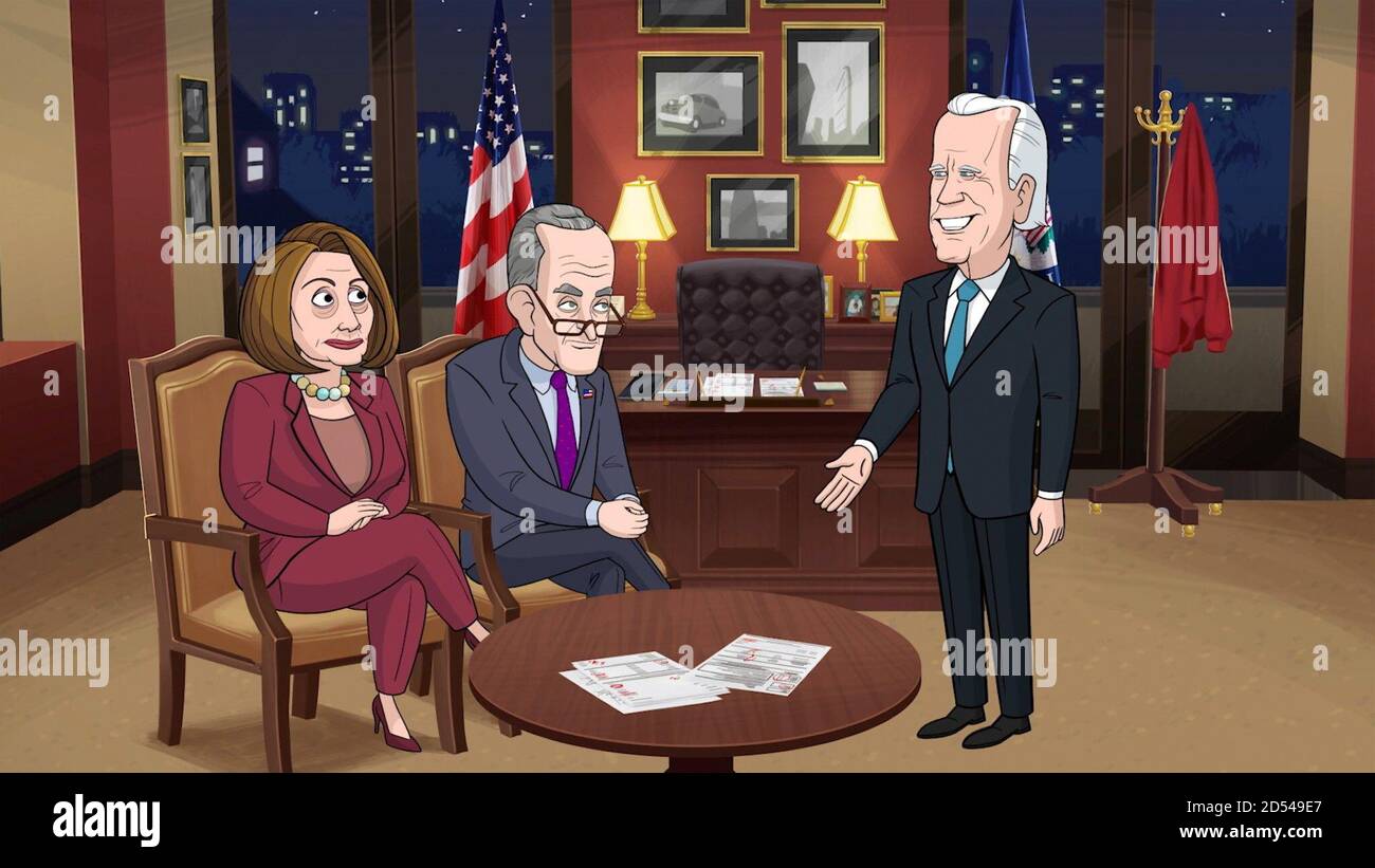 OUR CARTOON PRESIDENT, from left: Nancy Pelosi (voice: Emily Lynne ...