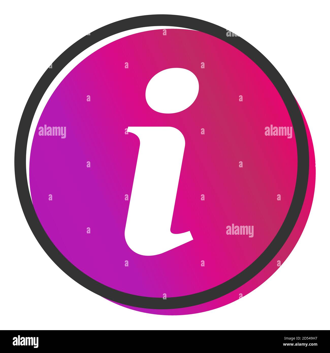 Information help icon, info bubble desk. Vector sing isolated on white ...