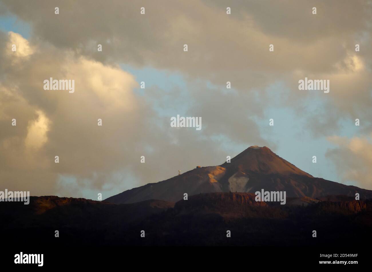 Volcan Basaltic Mountain Stock Photo - Alamy