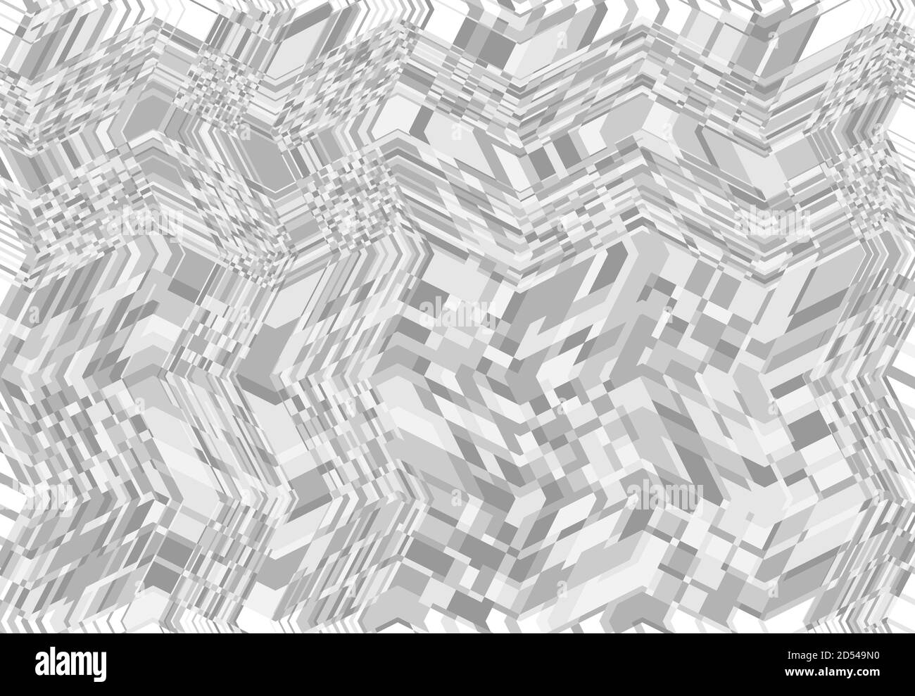 mosaic background, tessellation pattern. grayscale wavy, waving and ...