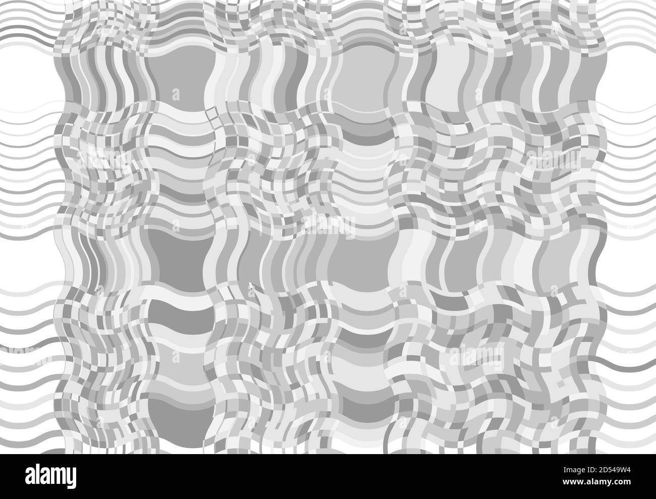 mosaic background, tessellation pattern. grayscale wavy, waving and ...