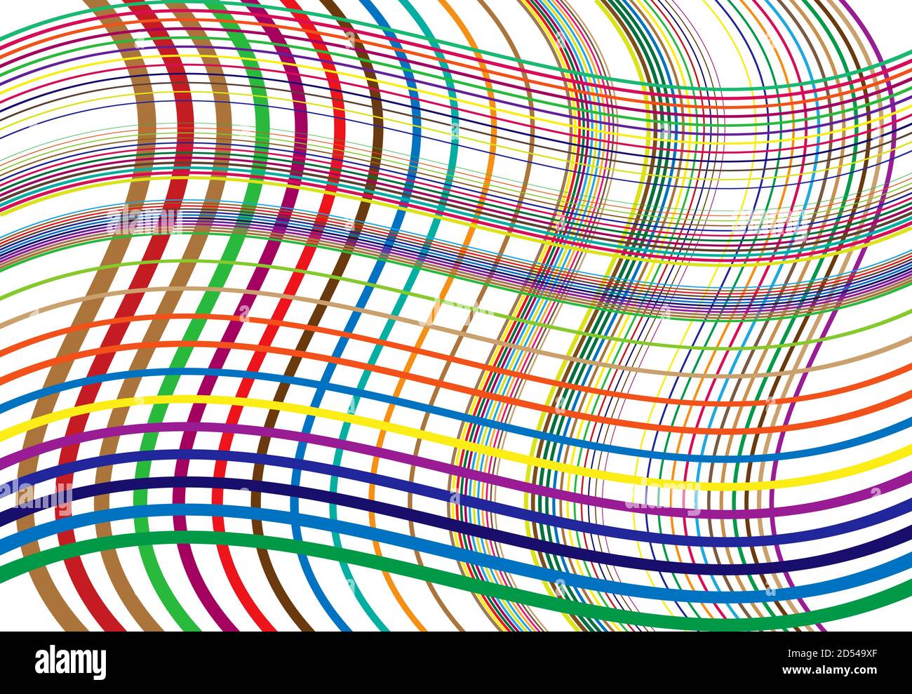 mosaic background, tessellation pattern. colorful wavy, waving and ...