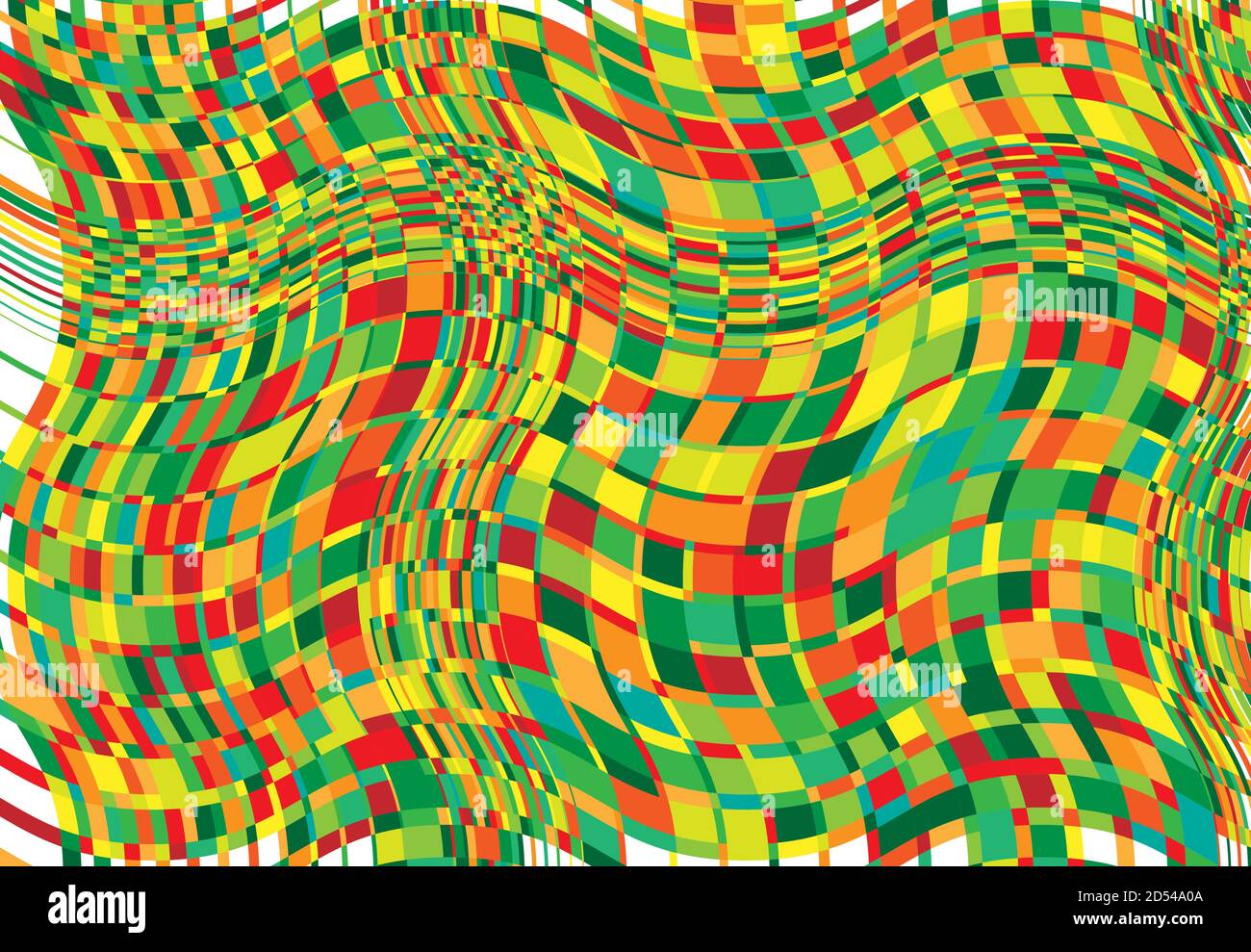 mosaic background, tessellation pattern. colorful wavy, waving and ...