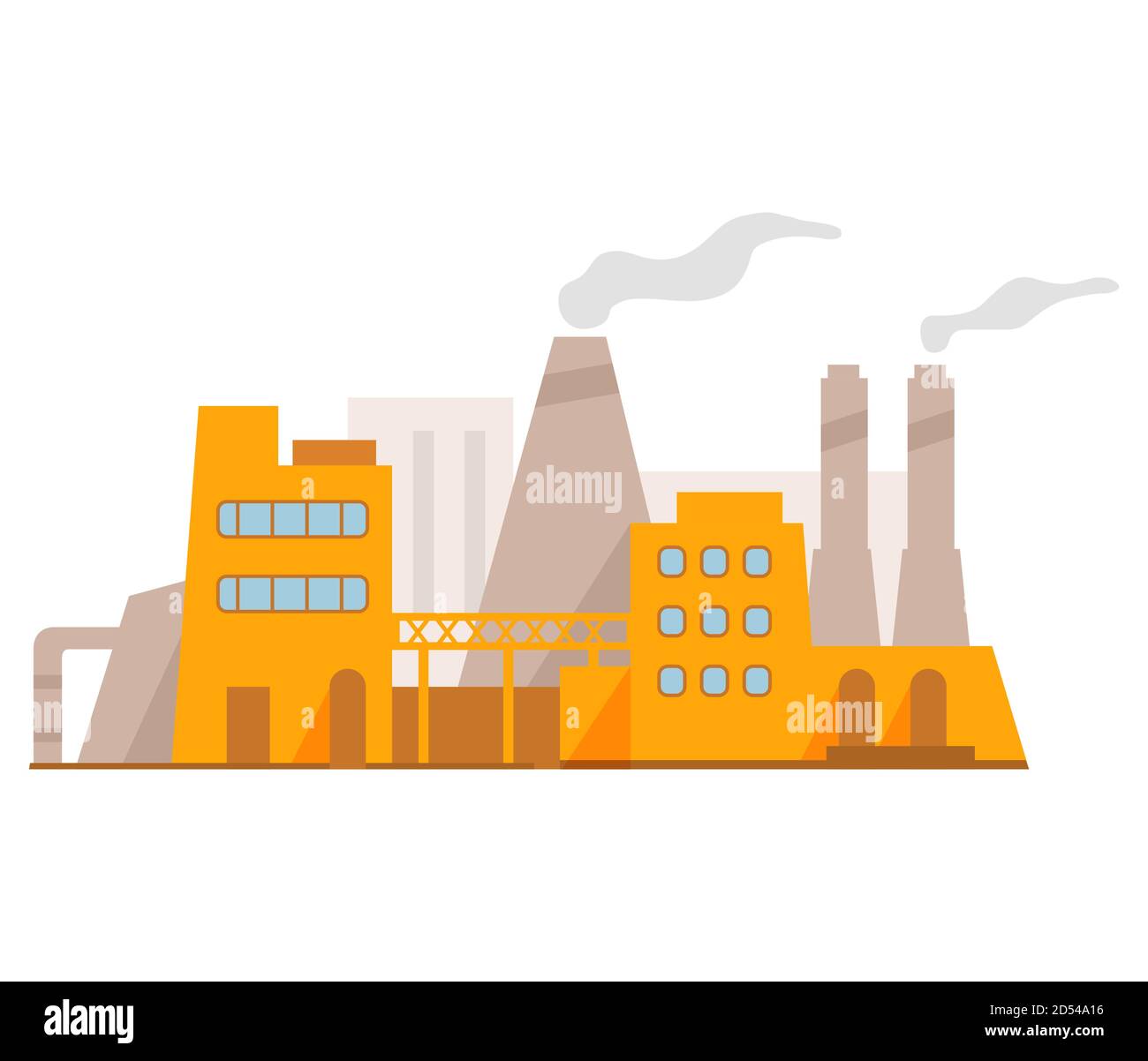 Silhouette chimneys Stock Vector Images - Alamy