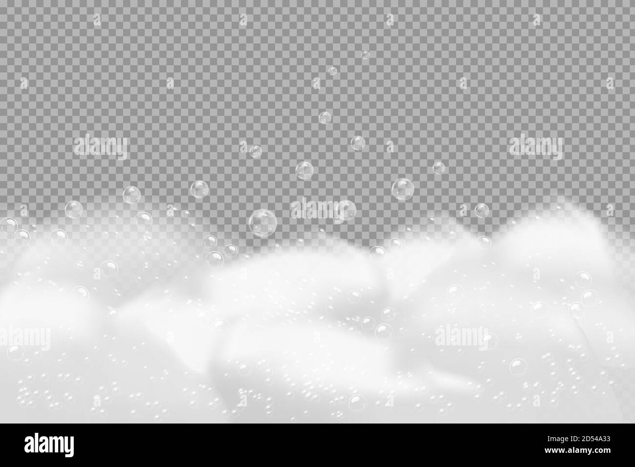 Bath foam isolated on transparent background. Bubbles texture Stock ...