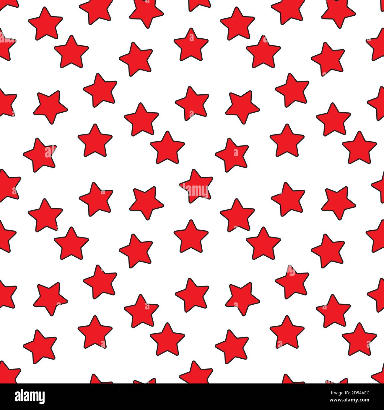 Seamless background of doodle stars. White hand drawn stars on white ...